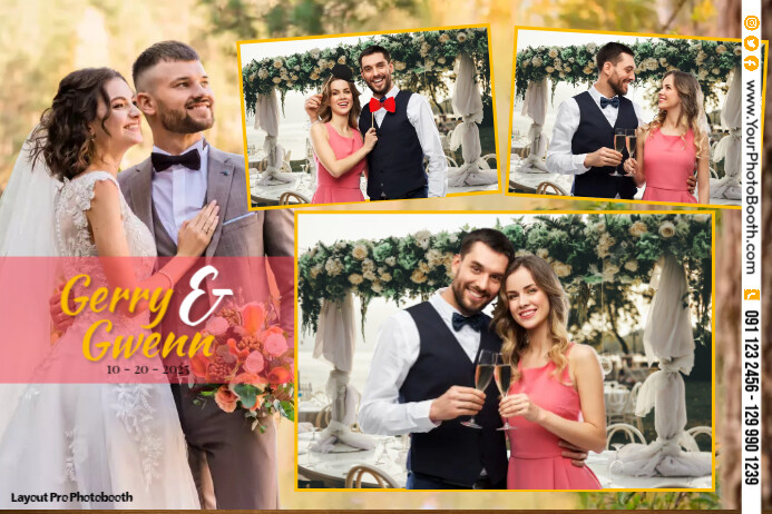 Copy of Wedding Photobooth Design | PosterMyWall