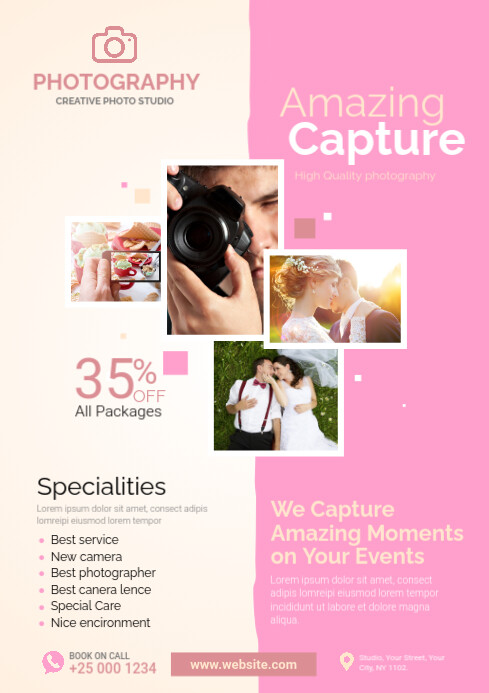 Wedding Photography Flyer Template | PosterMyWall