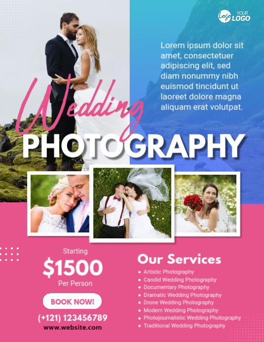 Wedding Photography Service Flyer Ad Template | PosterMyWall