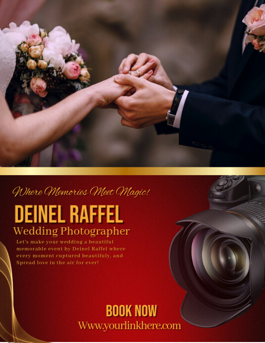 Wedding Photography Template, Royal Wedding Photographer | PosterMyWall