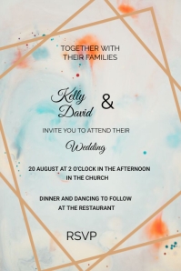Wedding card poster Template | PosterMyWall