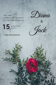 Wedding card poster Template | PosterMyWall