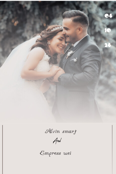 Wedding poster Template | PosterMyWall
