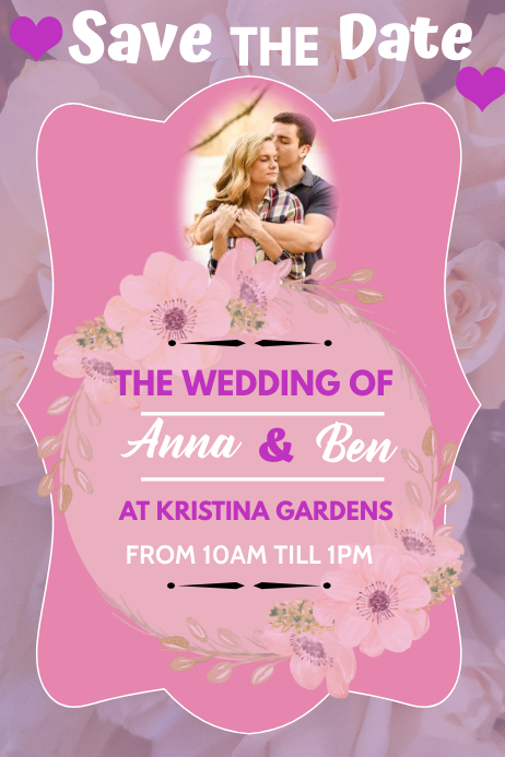 wedding poster Template | PosterMyWall