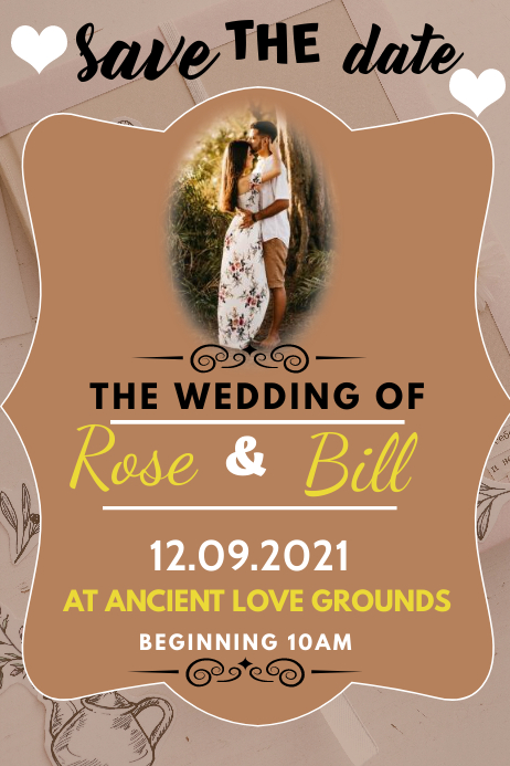 wedding poster Template | PosterMyWall