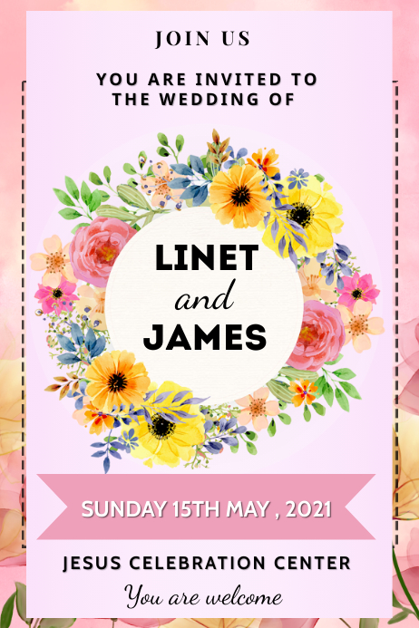 Wedding Poster Template | PosterMyWall