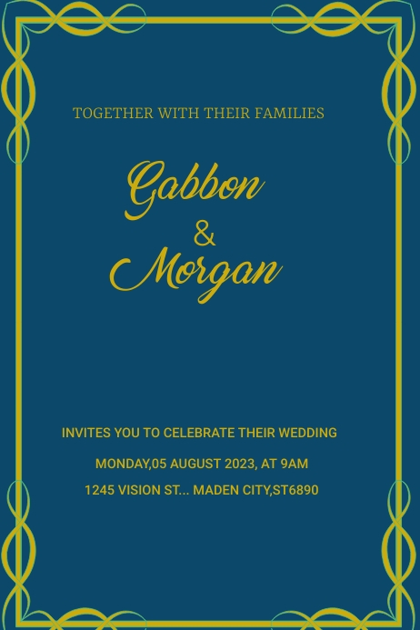 Plantilla de wedding poster | PosterMyWall