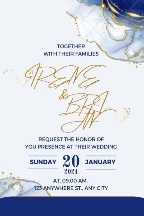 wedding poster Template | PosterMyWall