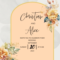 Wedding Invitation Template | PosterMyWall