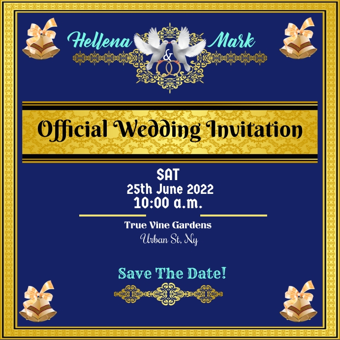 Wedding Poster Template | PosterMyWall