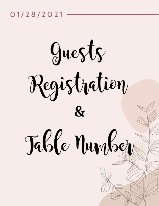 wedding registration Template | PosterMyWall
