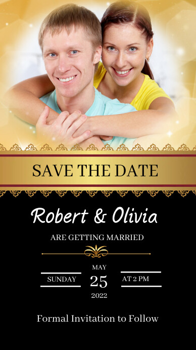 Copy of Wedding Save The Date ( | PosterMyWall