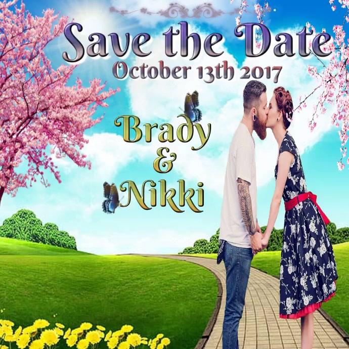 Wedding save the date Template | PosterMyWall