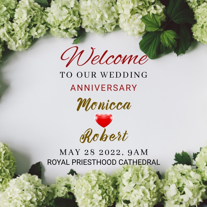 Wedding Square Design Template | PosterMyWall