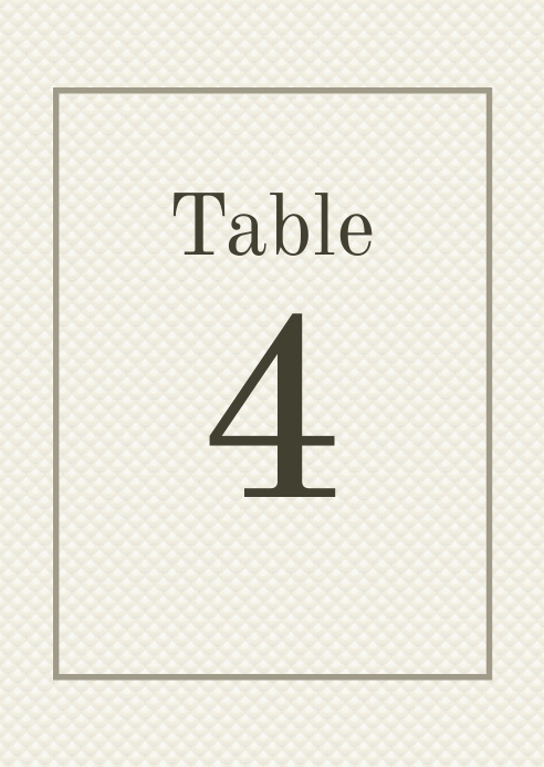 Copy of Wedding Table Number Template (2) | PosterMyWall
