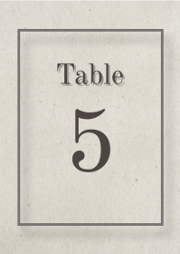 TABLE NUMBER TEMPLATE FOR WEDDING | PosterMyWall