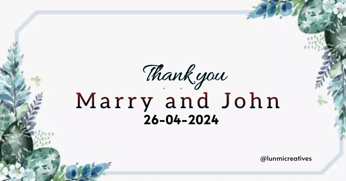 Wedding tag Template | PosterMyWall