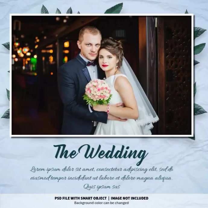 Wedding Template Ads | PosterMyWall