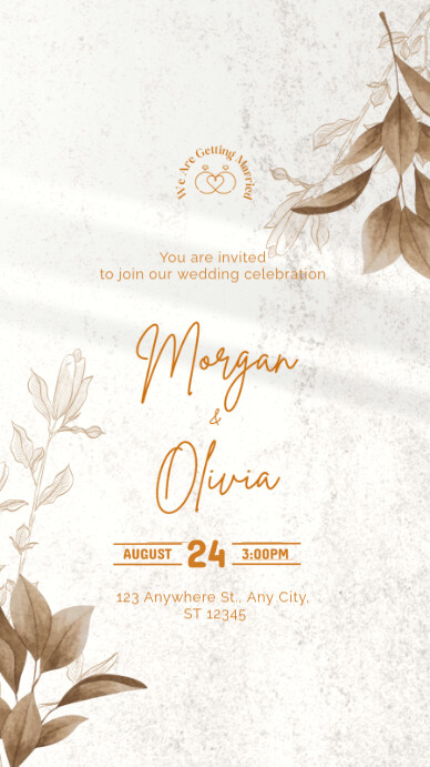 Plantilla de Wedding Template | PosterMyWall
