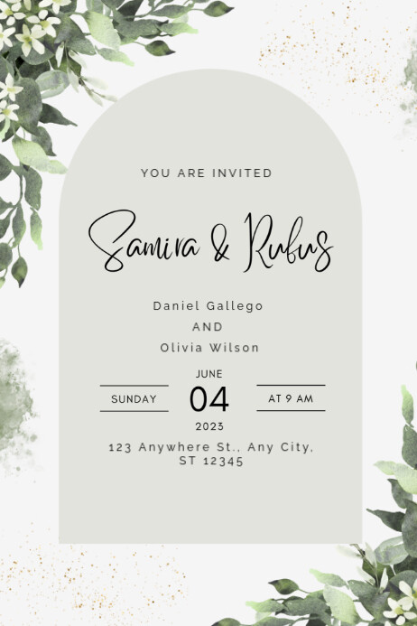 Plantilla de Wedding Template | PosterMyWall