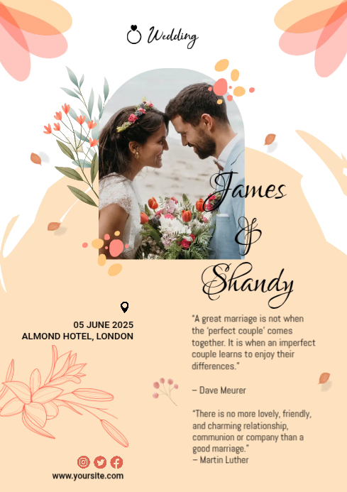 Wedding Template | PosterMyWall