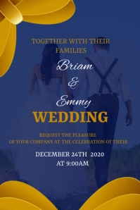 WEDDING FAIR POSTER Template | PosterMyWall