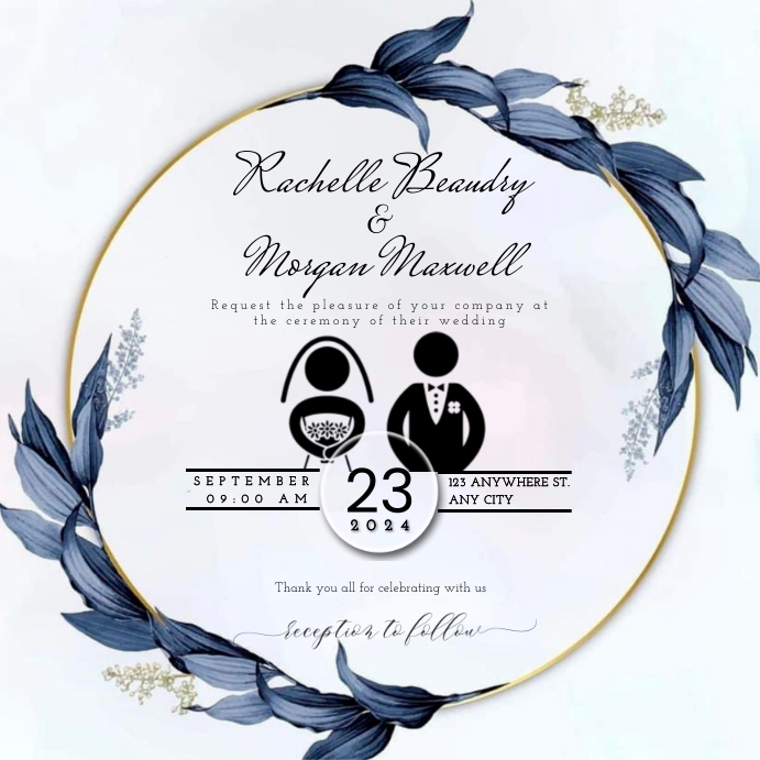 WEDDING TEMPLATE | PosterMyWall
