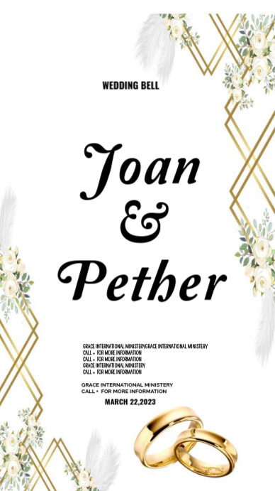 Plantilla de WEDDINGS | PosterMyWall