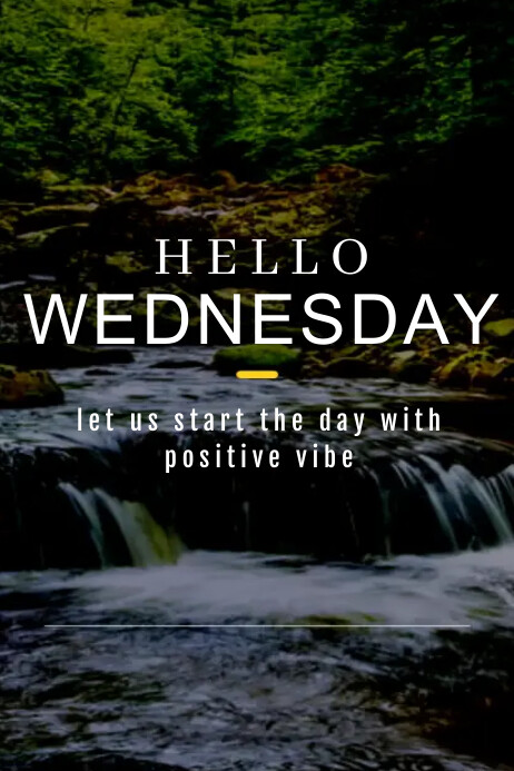 WEDNESDAY Template | PosterMyWall
