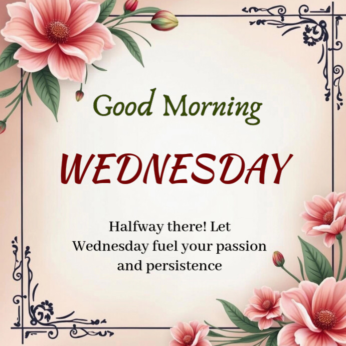 Plantilla de Wednesday | PosterMyWall