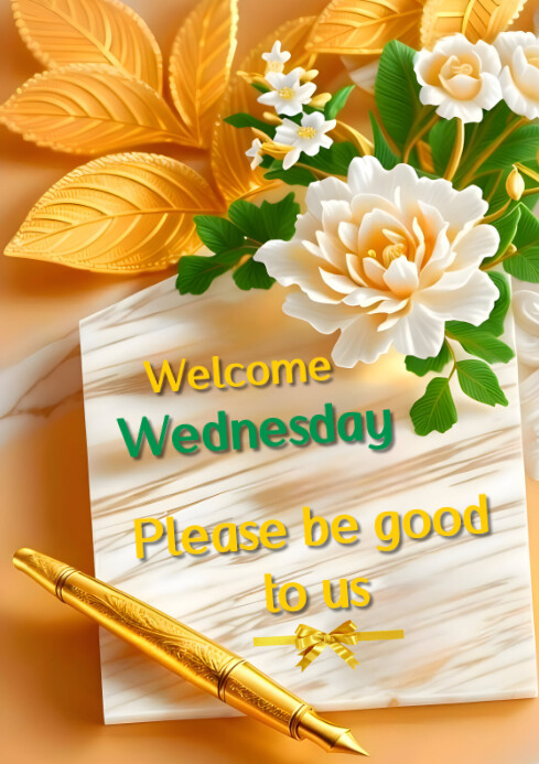 Wednesday design template | PosterMyWall