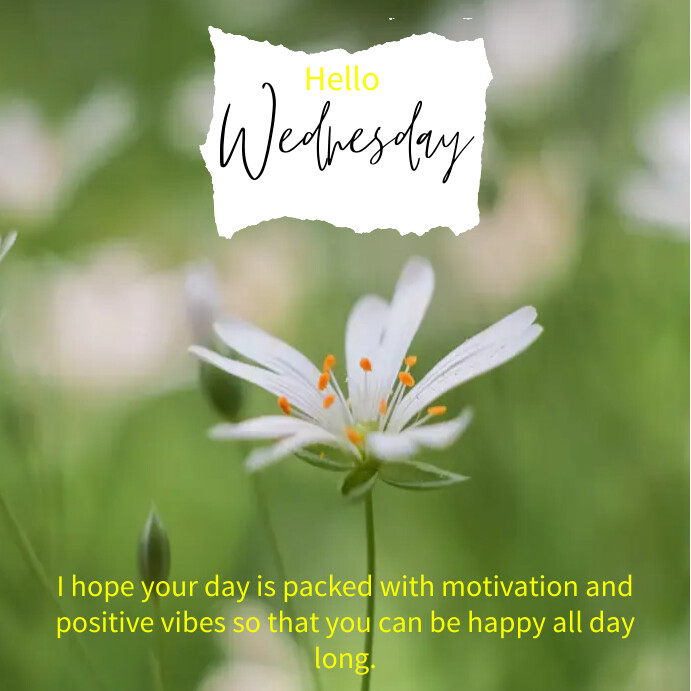 Wednesday flyer template | PosterMyWall