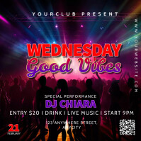 Good Vibes Wednesday Template | PosterMyWall