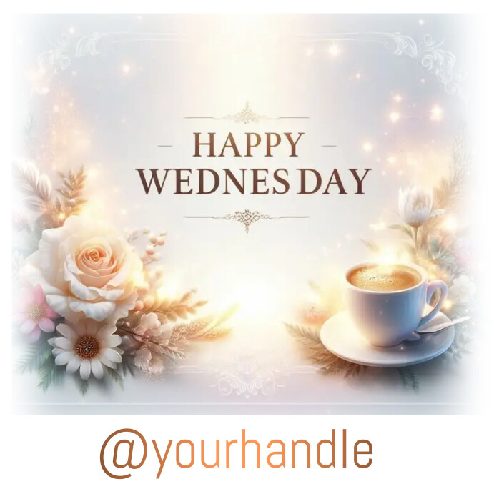 Plantilla de Wednesday Greeting Design | PosterMyWall
