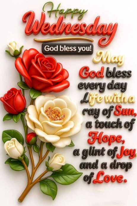 Wednesday greeting template | PosterMyWall