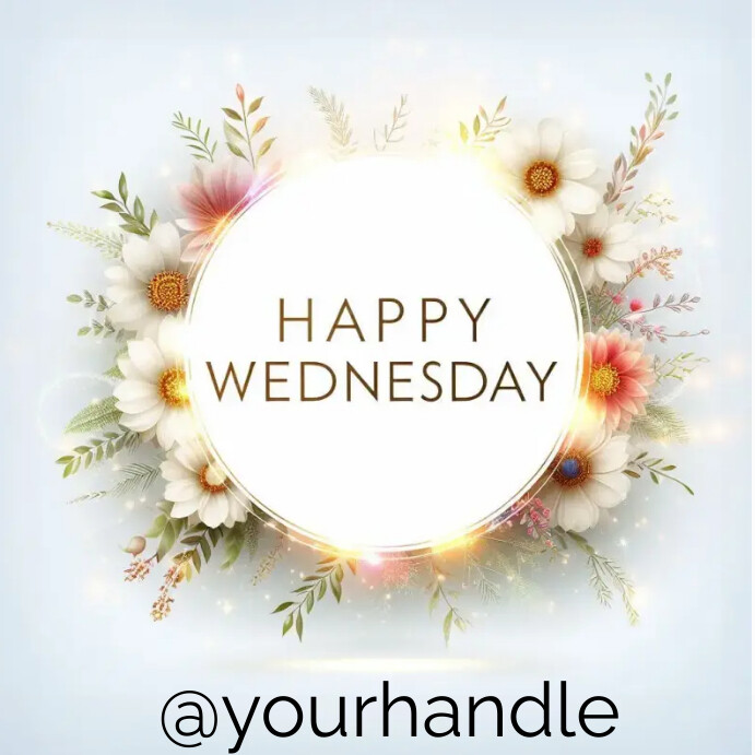 Wednesday Greeting Template | PosterMyWall