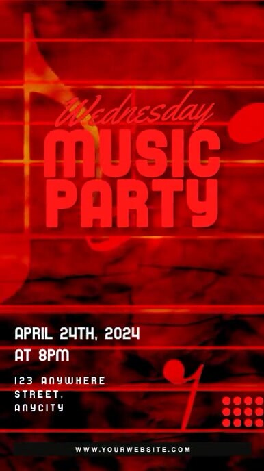 Copy of Wednesday Music Party | PosterMyWall