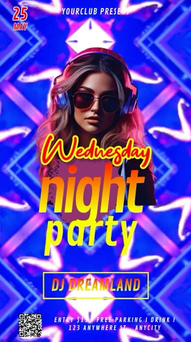 Copy of Wednesday Night Party | PosterMyWall