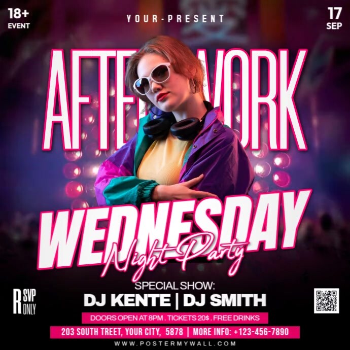 Copy of Wednesday Night Party Flyer | PosterMyWall