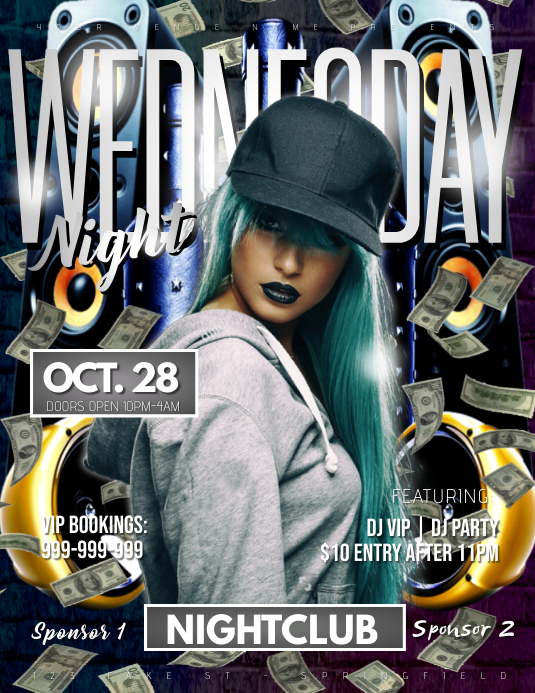 Copy of Wednesday Night Party Poster | PosterMyWall