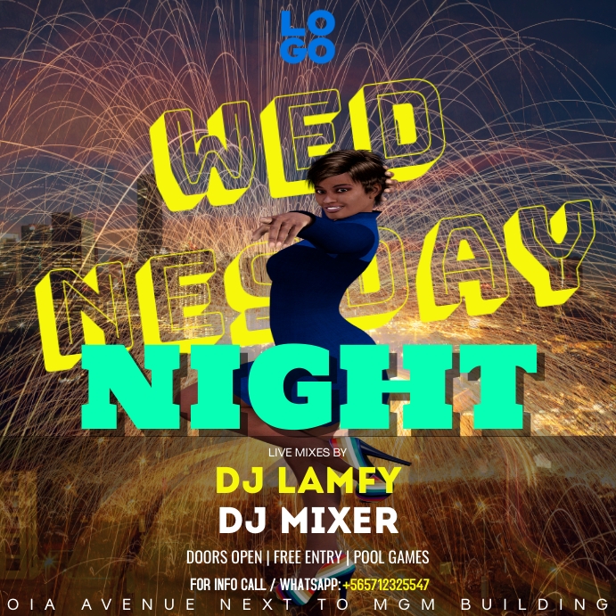 Wednesday party poster Template | PosterMyWall