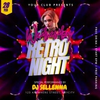 Wednesday Night Party Template | PosterMyWall