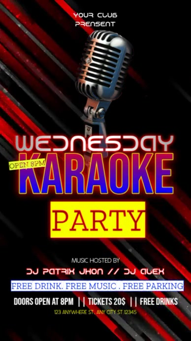 Wednesday vibes party instagram post Template | PosterMyWall