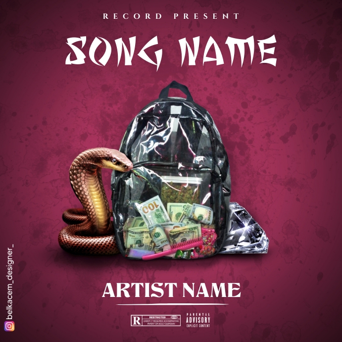 Copy of weed snake album cover | PosterMyWall