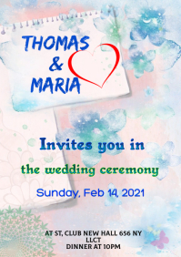 wedding card and cover Template | PosterMyWall
