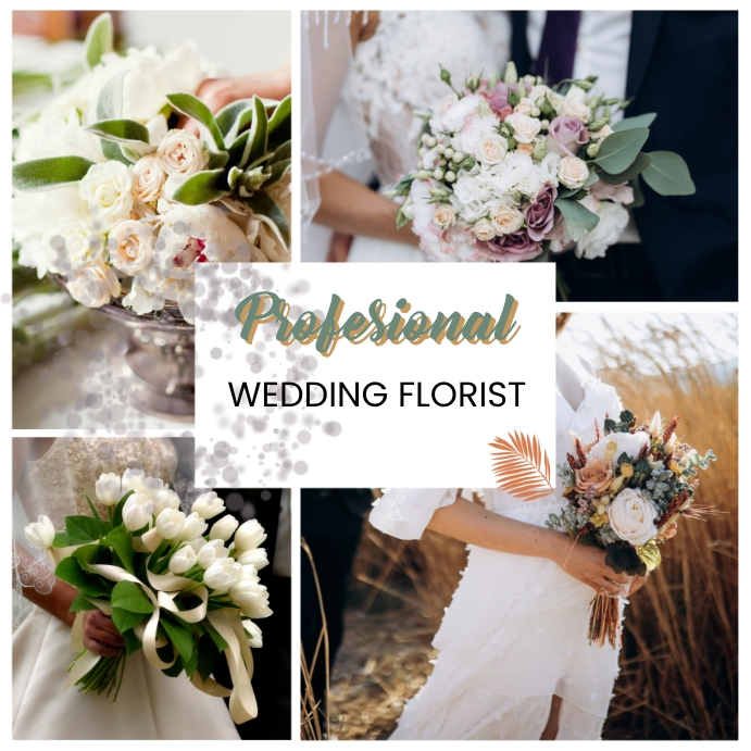 WEEDING FLORIST Template | PosterMyWall