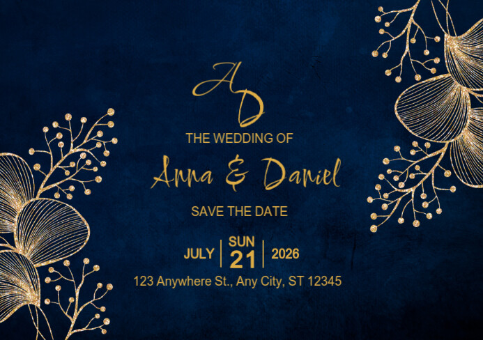 WEEDING INVITATION PRINT Template | PosterMyWall
