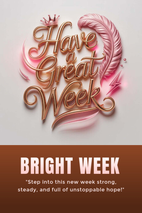 WEEK Template | PosterMyWall