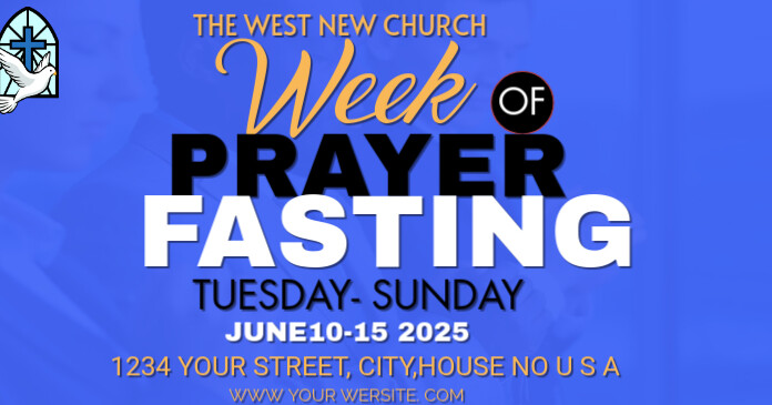 Week of prayer and fasting Template | PosterMyWall