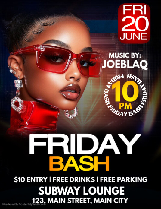 weekend bash flyer Template | PosterMyWall